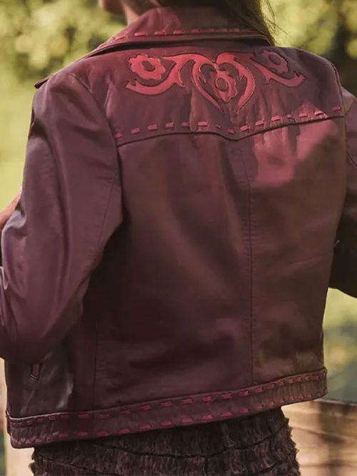 Rodeo Las Vegas 2025 Bloom Town Leather Jacket