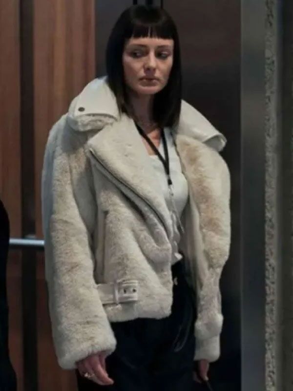 The Recruit S01 Laura Haddock White Jacket