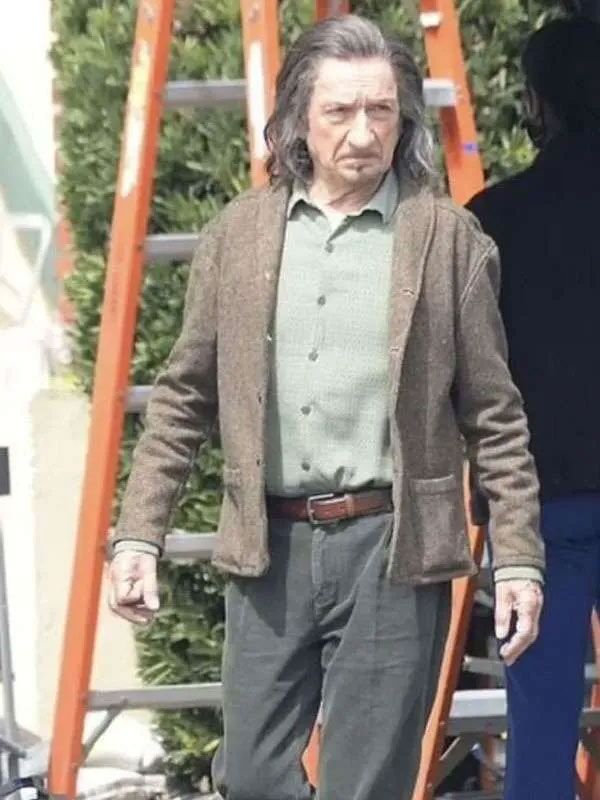 Ben Kingsley Wonder Man Brown Wool Blazer